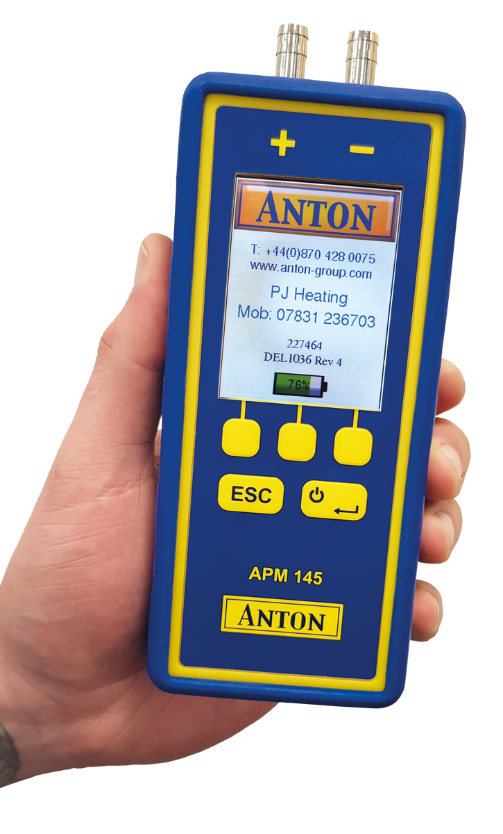 Anton APM 145 Smart Pressure Meter with Bluetooth for iOS and Android ...